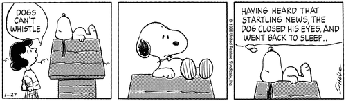 January 27 | Classic Peanuts Comic Strips Wiki | Fandom