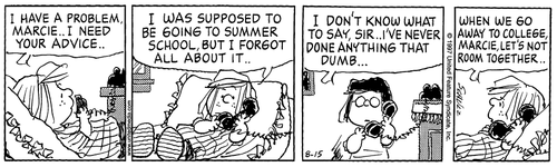 August 15 | Classic Peanuts Comic Strips Wiki | Fandom