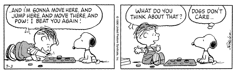 July 3 | Classic Peanuts Comic Strips Wiki | Fandom