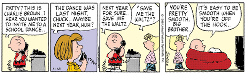 January 16 | Classic Peanuts Comic Strips Wiki | Fandom