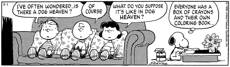 February 1 | Classic Peanuts Comic Strips Wiki | Fandom