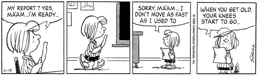 January 15 | Classic Peanuts Comic Strips Wiki | Fandom