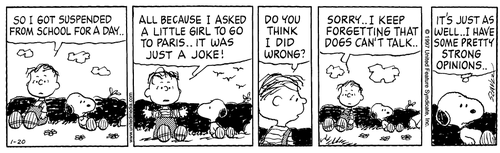 January 20 | Classic Peanuts Comic Strips Wiki | Fandom