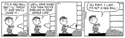 August 7 | Classic Peanuts Comic Strips Wiki | Fandom