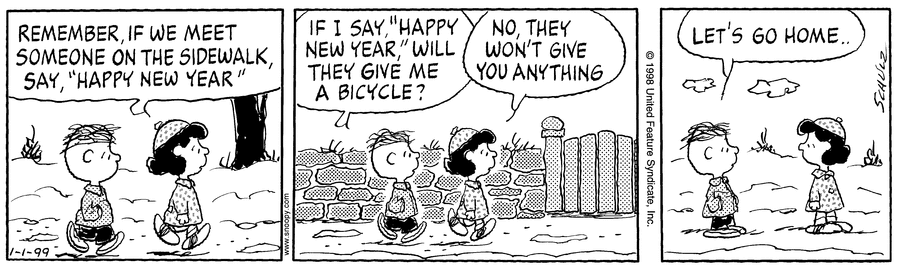1999 | Classic Peanuts Comic Strips Wiki | Fandom