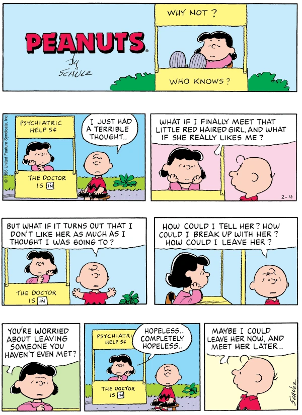 February 4 | Classic Peanuts Comic Strips Wiki | Fandom
