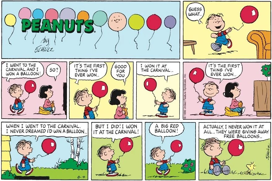 August 4 | Classic Peanuts Comic Strips Wiki | Fandom