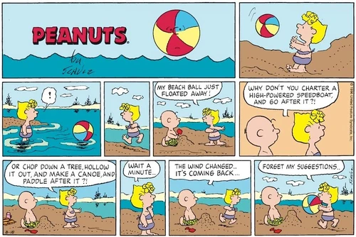 August 18 | Classic Peanuts Comic Strips Wiki | Fandom