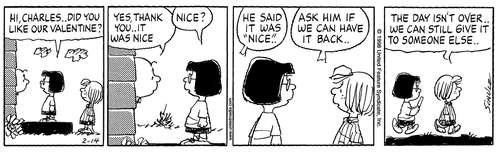 February 14 | Classic Peanuts Comic Strips Wiki | Fandom