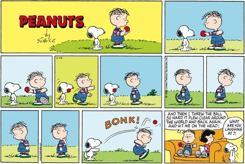February 22 | Classic Peanuts Comic Strips Wiki | Fandom