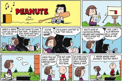 June 28 | Classic Peanuts Comic Strips Wiki | Fandom