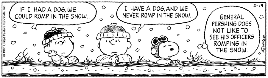 February 19 | Classic Peanuts Comic Strips Wiki | Fandom