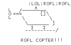 ROFLcopter | Classic Sam Videos Wiki | Fandom