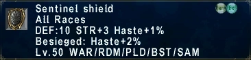 Sentinel Shield | Classic FFXI community | Fandom