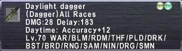 Daylight Dagger | Classic FFXI community | Fandom