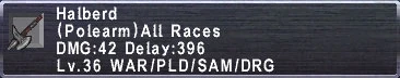 Halberd | Classic FFXI community | Fandom