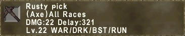 Rusty Pick | Classic FFXI community | Fandom