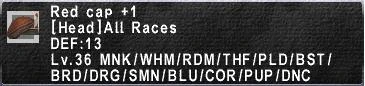 Red Cap Plus 1 | Classic FFXI community | Fandom