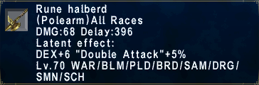 Rune Halberd | Classic FFXI community | Fandom
