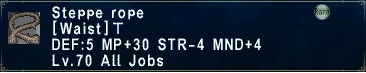 Steppe Rope | Classic FFXI community | Fandom
