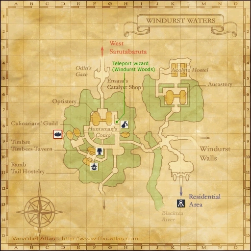 Windurst Waters/Maps | Classic FFXI community | Fandom