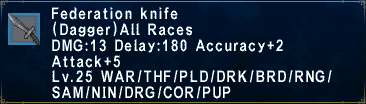 Federation Knife Classic Ffxi Community Fandom