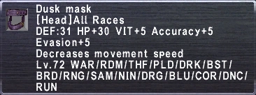 Dusk Mask | Classic FFXI community | Fandom