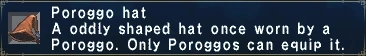 Poroggo Hat | Classic FFXI community | Fandom