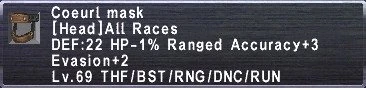 Coeurl Mask | Classic FFXI community | Fandom