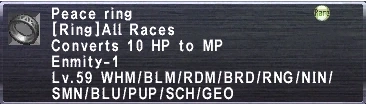 Peace Ring | Classic FFXI community | Fandom