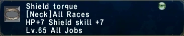 Shield Torque | Classic FFXI community | Fandom