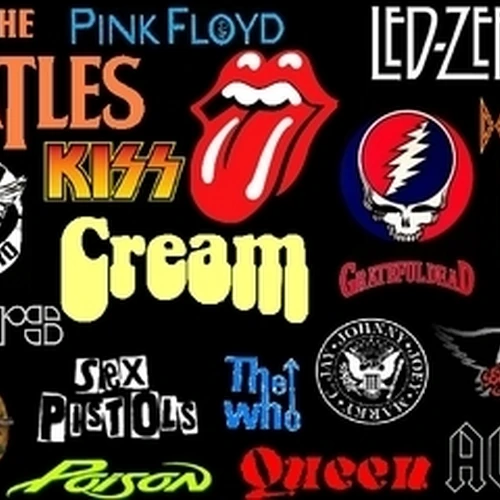 Famous Rock Band Logos