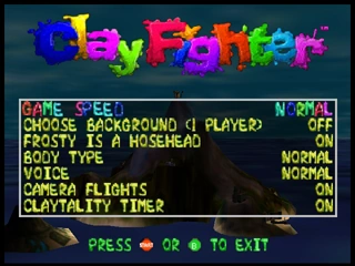 Clayfighter 63 1/3: Prototype | ClayFighter Wiki | Fandom