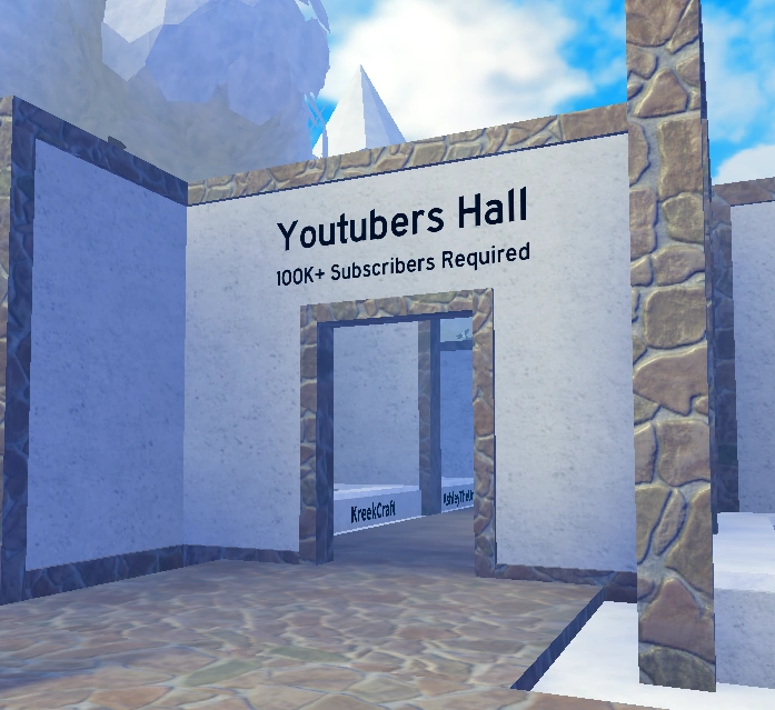 YouTubers Hall | Clean Up Roblox Wiki | Fandom