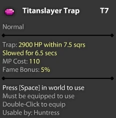 Titanslayer Trap | Atlas Wiki | Fandom