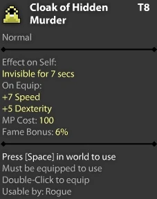 Cloak of Hidden Murder | Atlas Wiki | Fandom