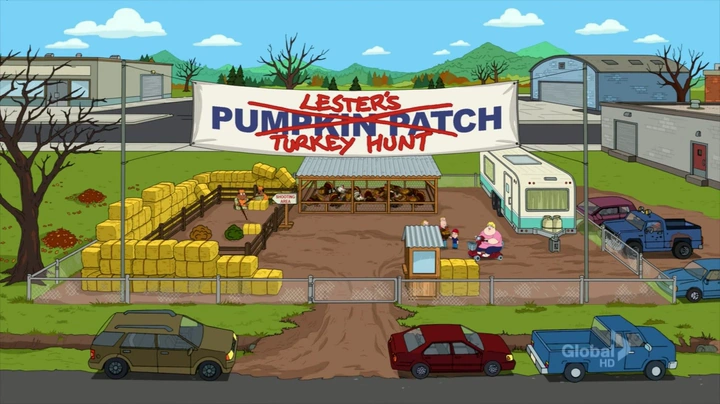 Lester's Turkey Hunt | The Cleveland Show Wiki | Fandom