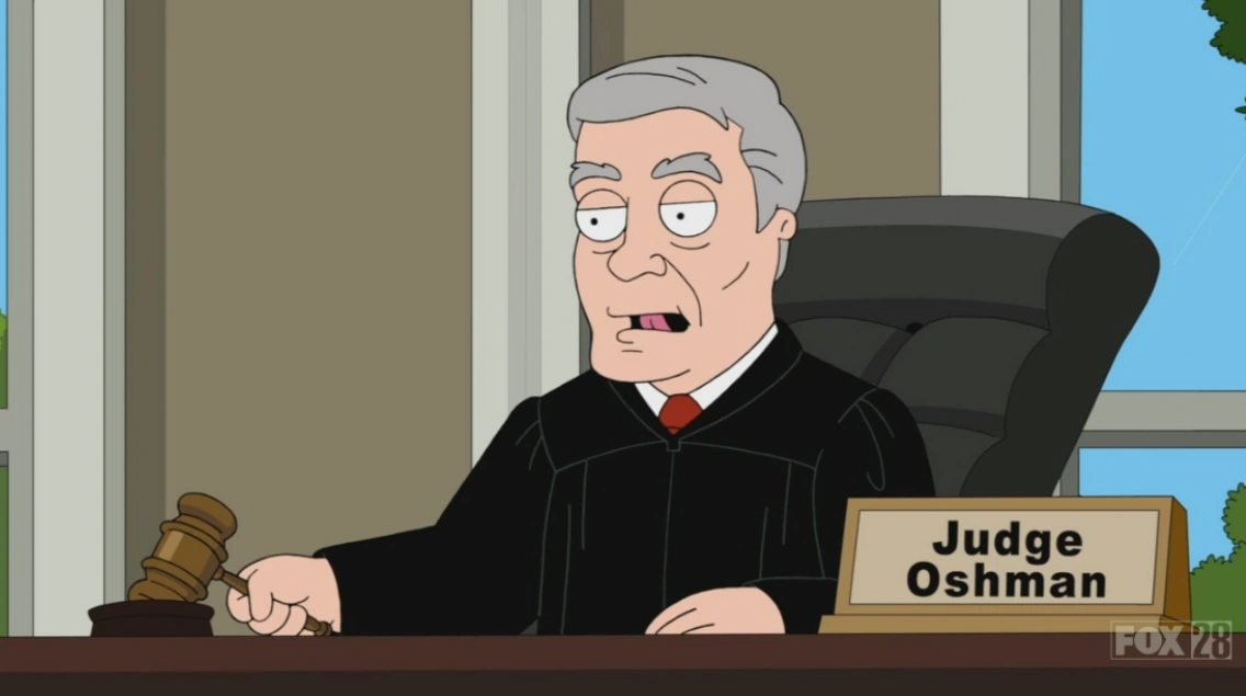 Judge Oshman | The Cleveland Show Wiki | Fandom