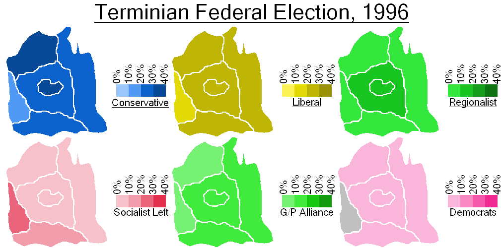 Terminian federal election, 1996 | Clever Wiki | Fandom