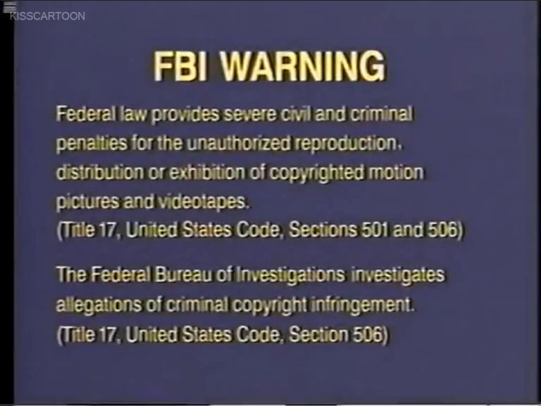 Fbi Warning Logo Disney