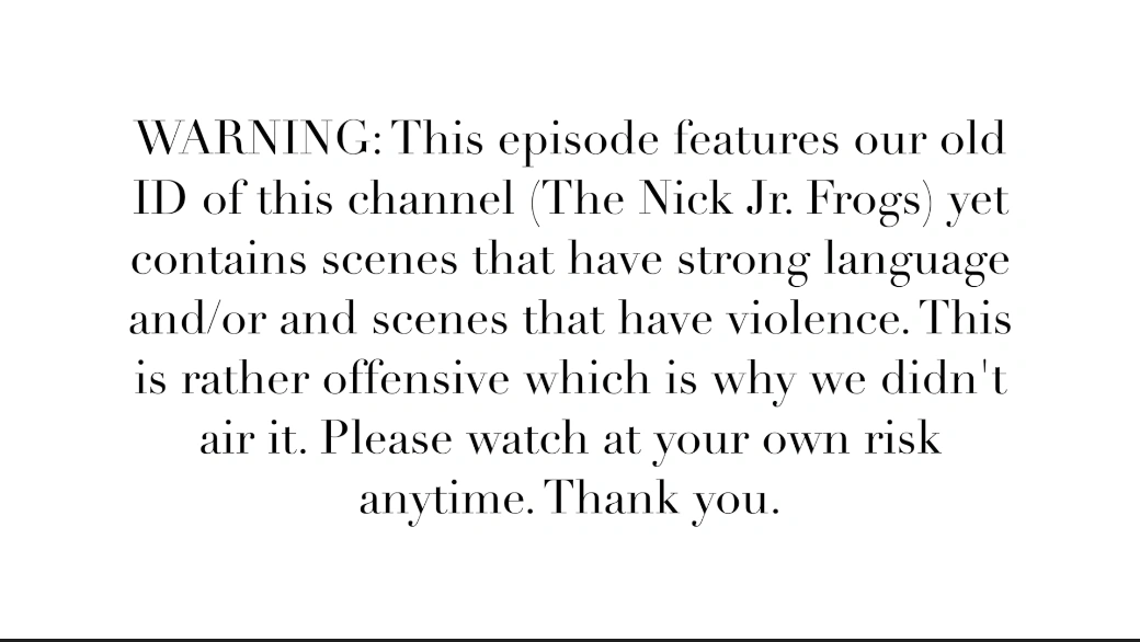 Nick Jr.: Frogs' Vengeance | Clichepastas Wiki | Fandom