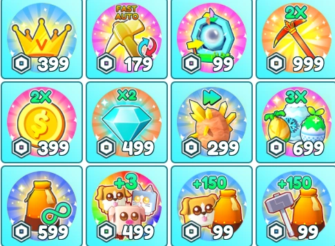 Gamepasses | Clicker Mining Simulator Wiki | Fandom