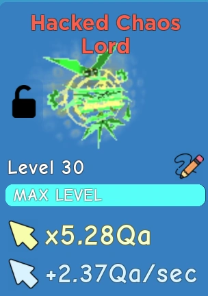Hacked Chaos Lord | Clicker Simulator Wiki | Fandom