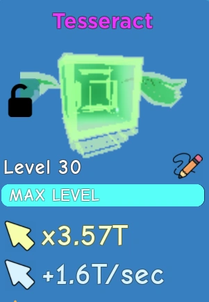 Tesseract | Clicker Simulator Wiki | Fandom