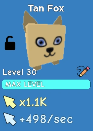 Tan Fox | Clicker Simulator Wiki | Fandom