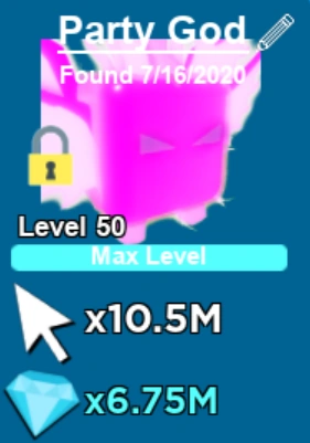Party God | Clicking Legends Wiki | Fandom