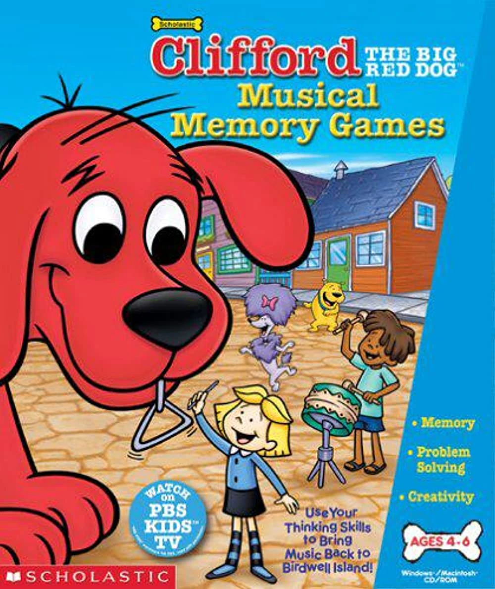 Clifford the Big Red Dog: Musical Memory Games | Clifford the Big Red ...