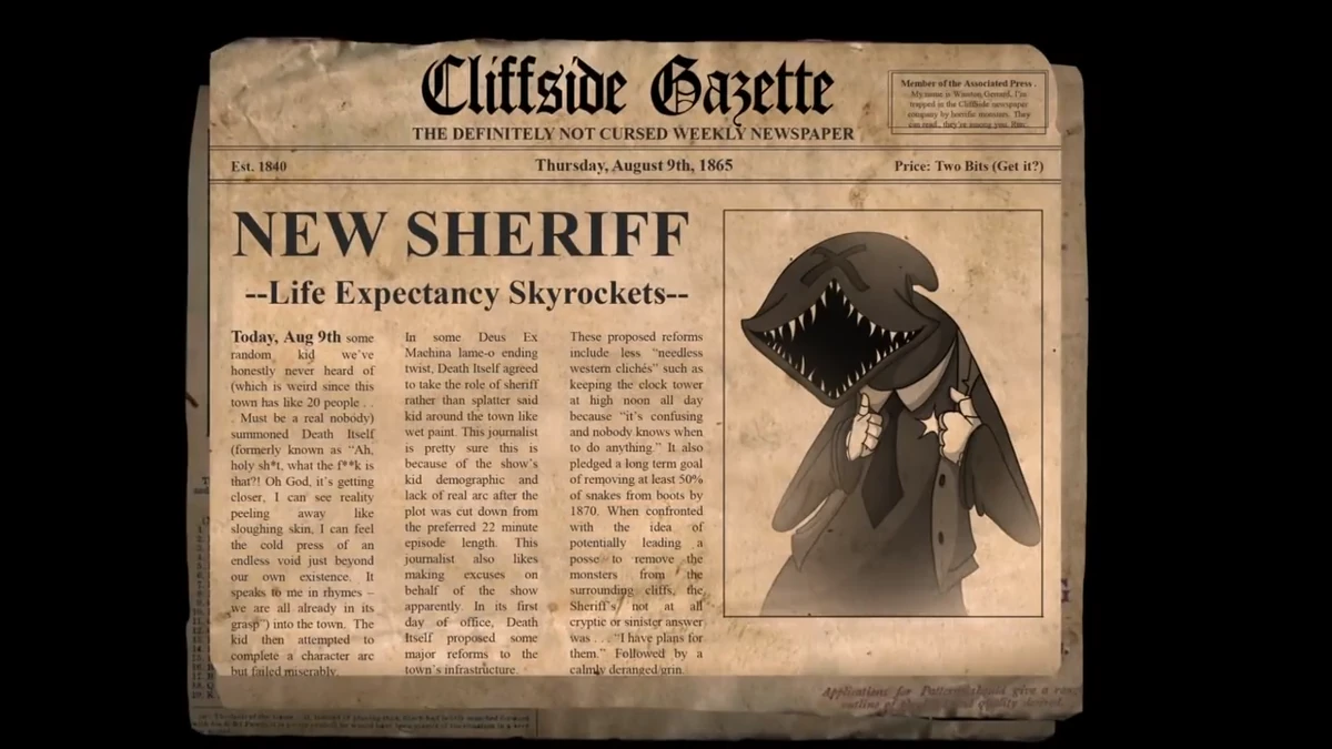 Газета Клиффсайда | Cliffside вики | Fandom