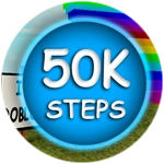 50K steps badge | Climb 1000 Stairs Wiki | Fandom