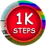 1K steps badge | Climb 1000 Stairs Wiki | Fandom